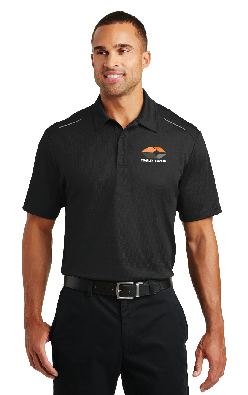 Cemplex Pinpoint Mesh Polo – Compellier Store
